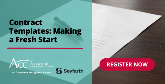 "Contract Templates: Making a Fresh Start"—Recording Now Available