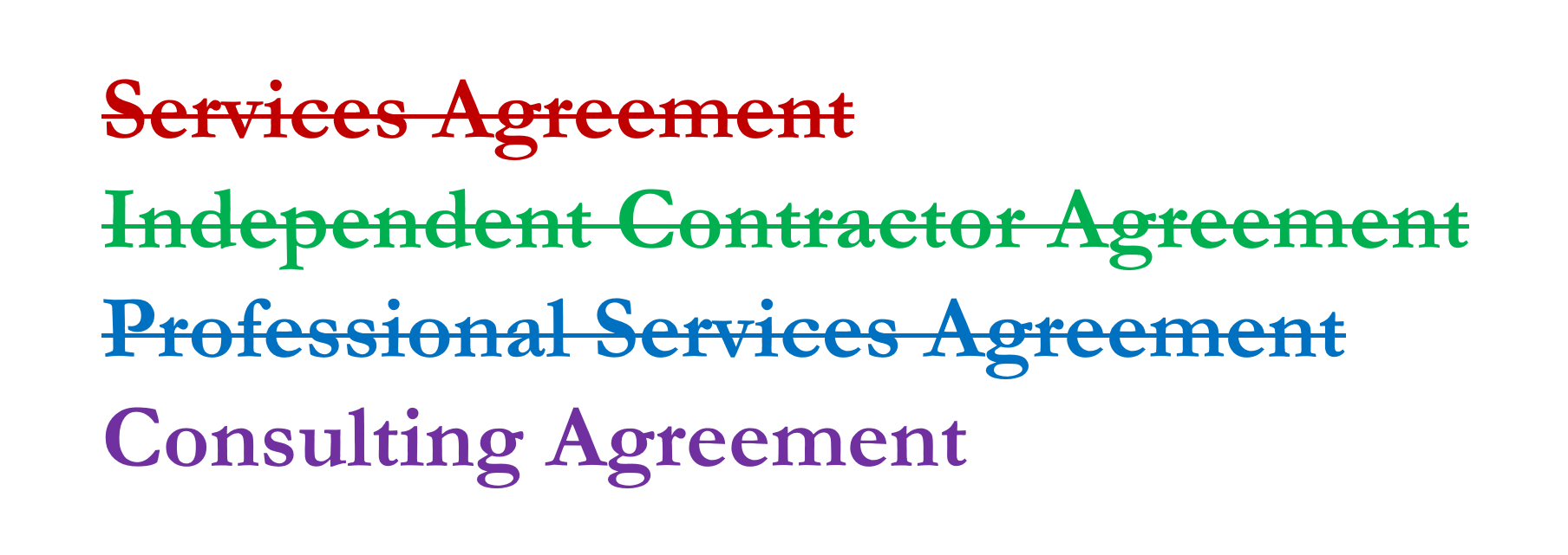 What’s In a Name?: “Services Agreement” v. “Independent Contractor ...